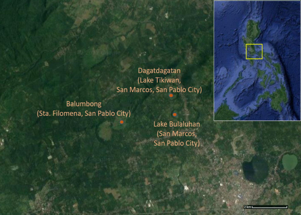 Survey Work for Dry Maar Lakes in Laguna as part of the PANTROPOCENE ...